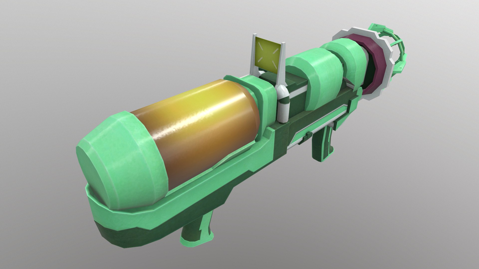 Energy Rifle Level 2 3D Model - TurboSquid 2196453