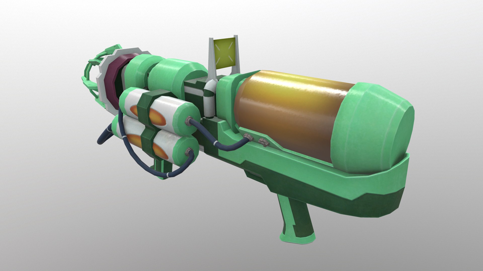 Energy Rifle Level 2 3D Model - TurboSquid 2196453