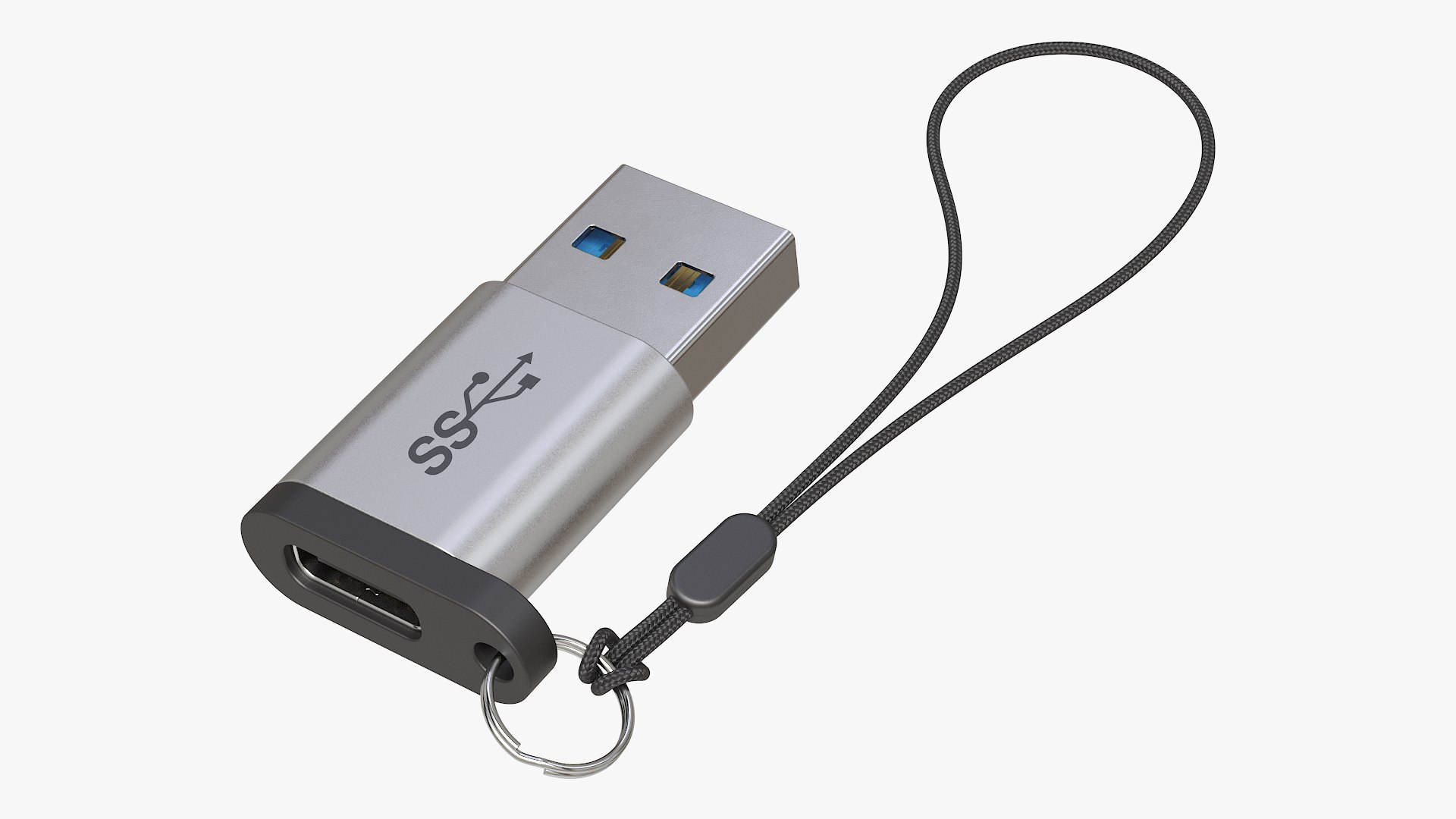 USB 3 To USB C Pendant Model - TurboSquid 2277355