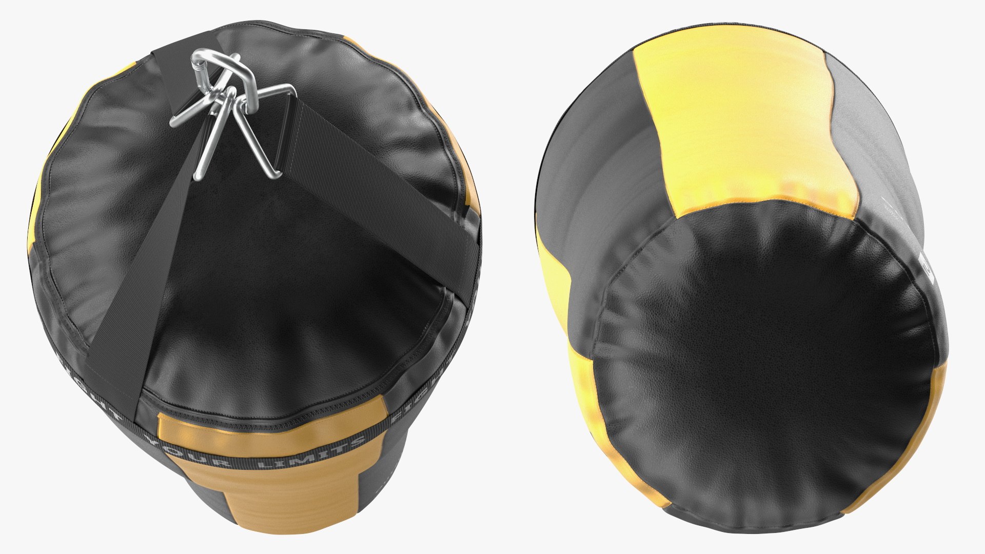 3D Model Angle Boxing Heavy Bag Yellow And Black - TurboSquid 1958438