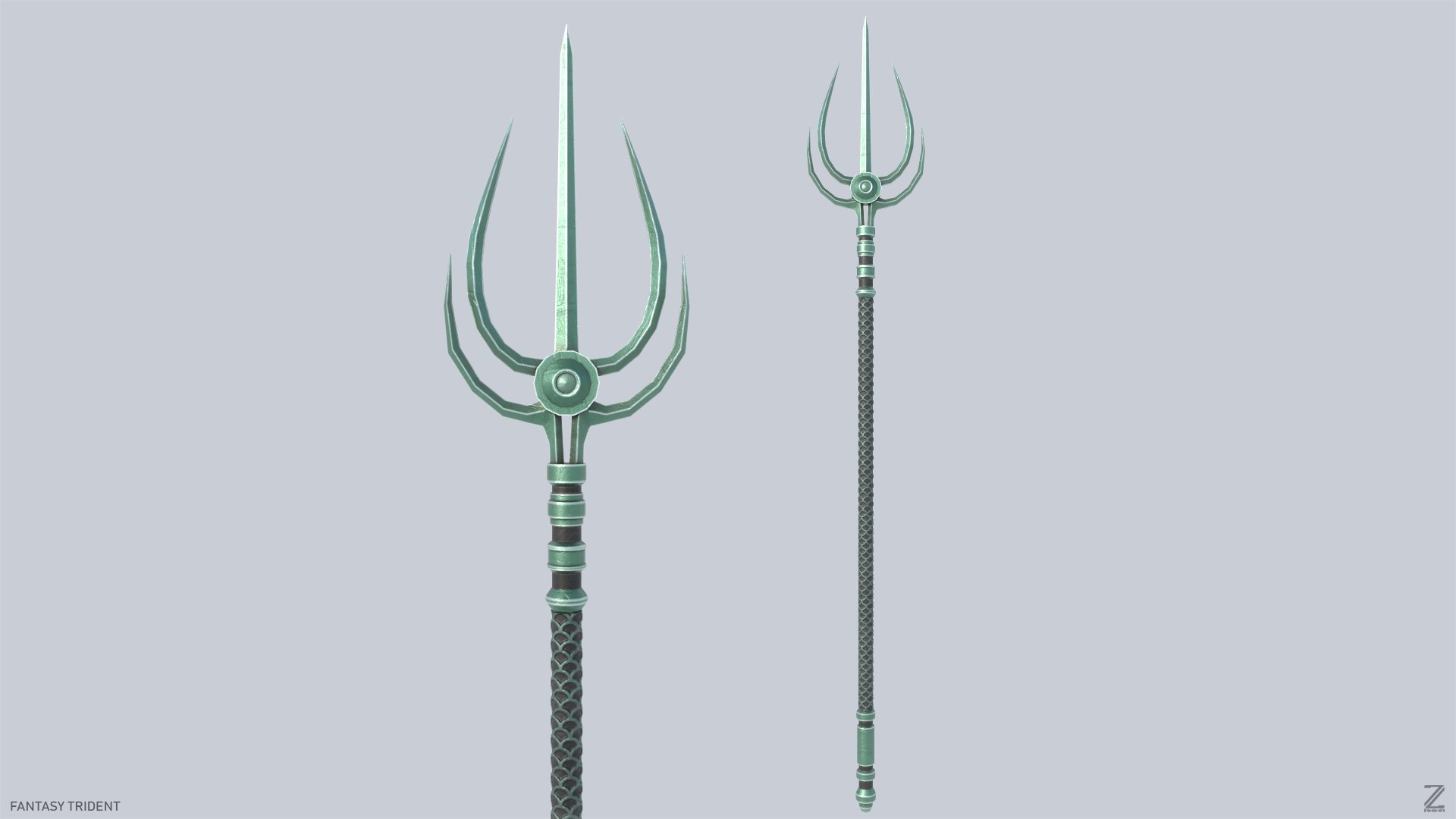 Fantasy Trident 3D Model - TurboSquid 2237319
