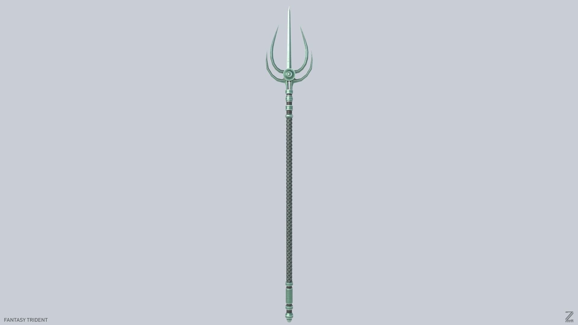 Fantasy Trident 3D Model - TurboSquid 2237319