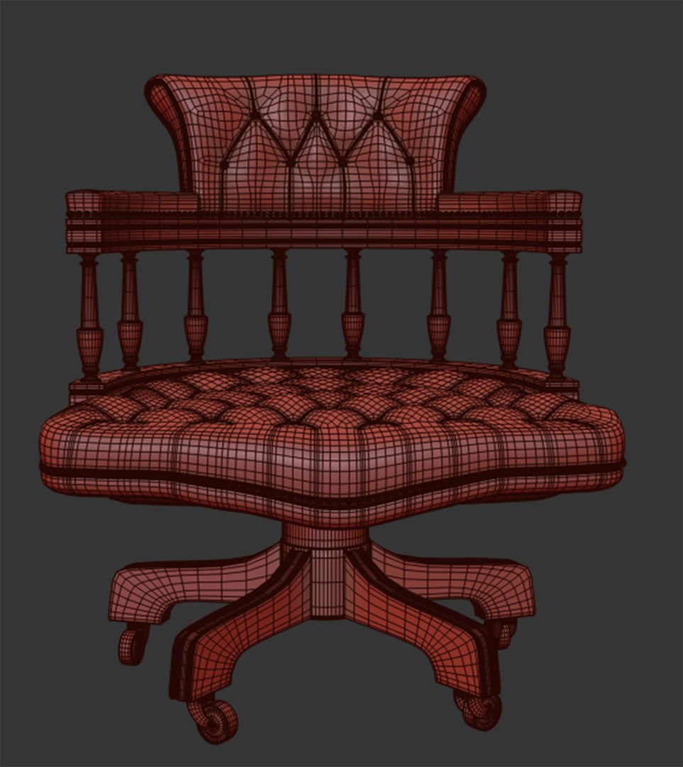 3D OLD CHAIR model - TurboSquid 1826133