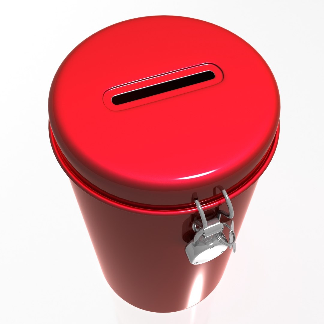 Coin Bank 3D Model - TurboSquid 1164994