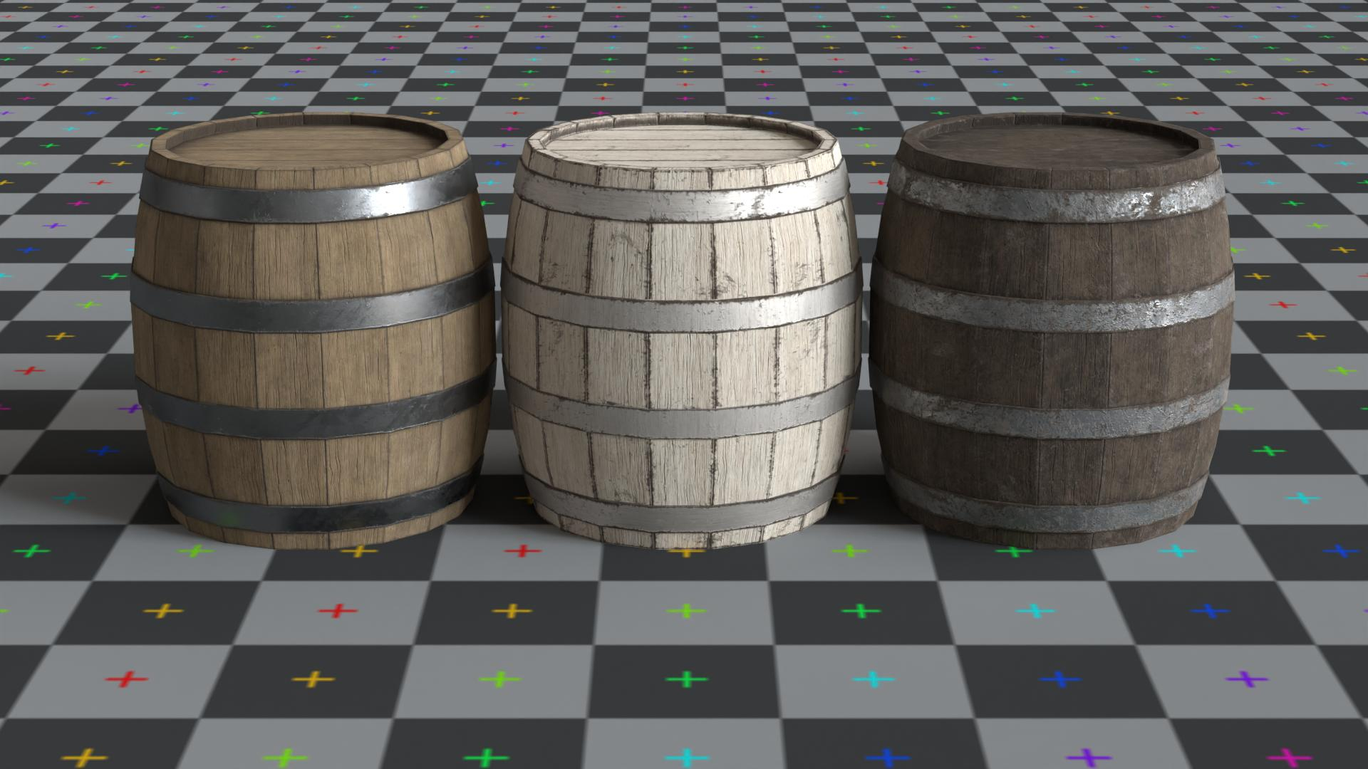 Wooden Barrels Pack 3D - TurboSquid 2012715