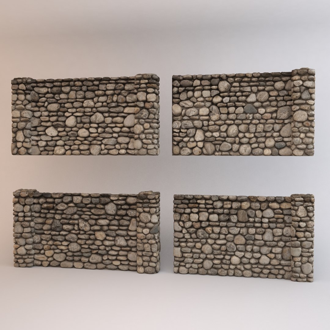 3d Model Modular Rock Wall