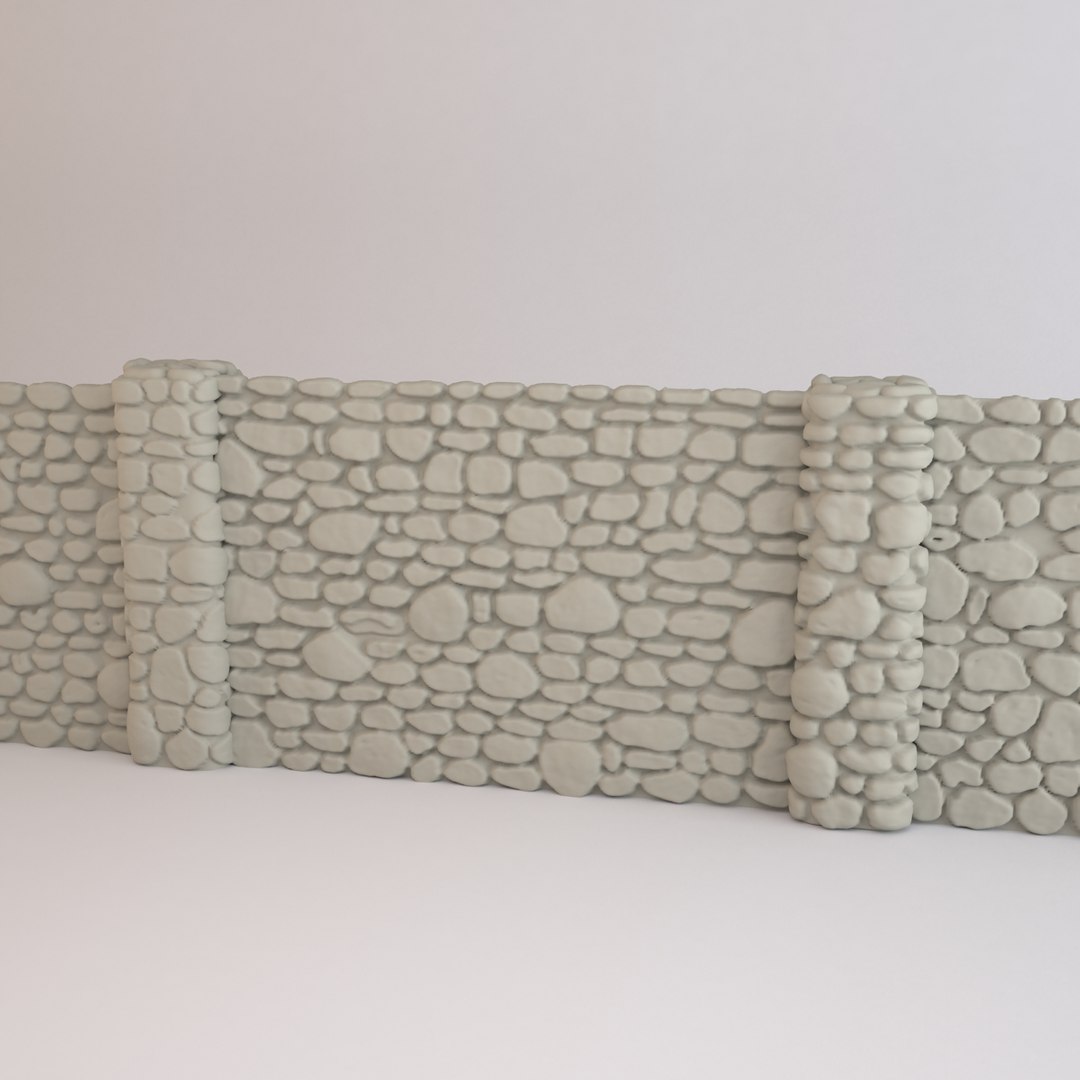 3d Model Modular Rock Wall