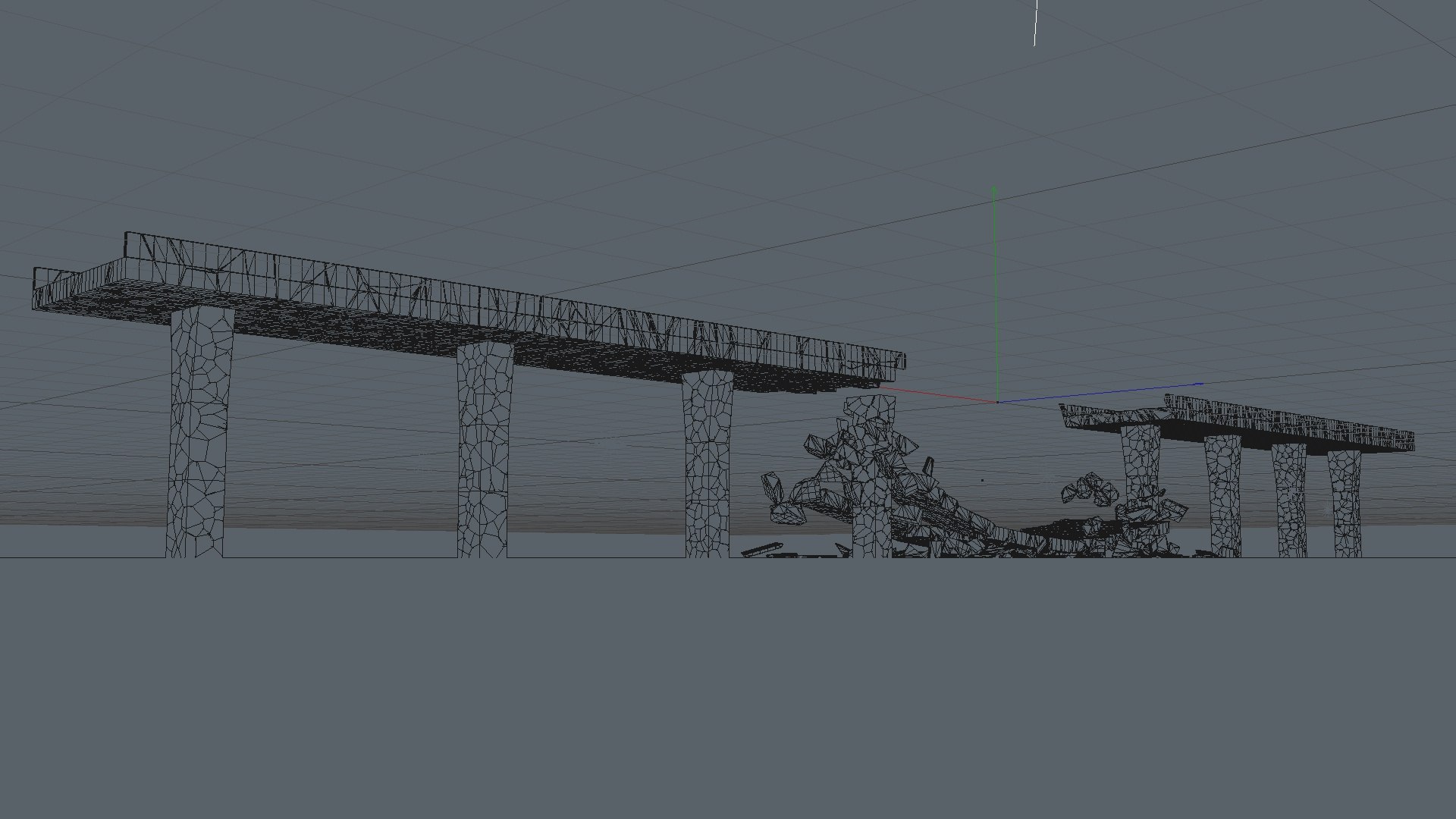 Bridge Collapse 3 Animations 3D Model - TurboSquid 1528295