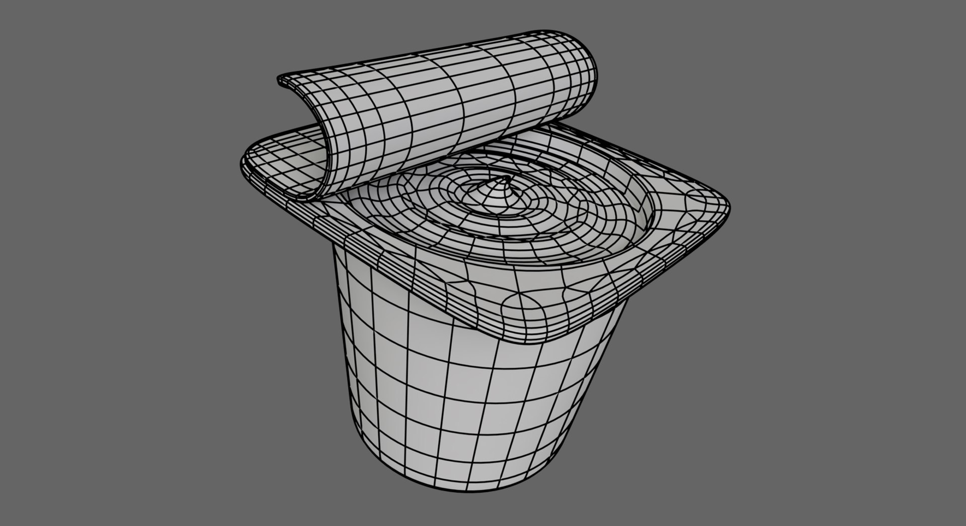 3D Cartoon Yogurt Model - TurboSquid 1944747