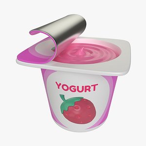 Yogurt glTF Models for Download | TurboSquid
