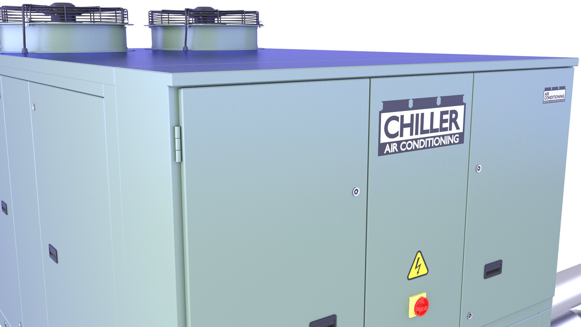 3D Rooftop Chiller MP 17 - TurboSquid 2098380