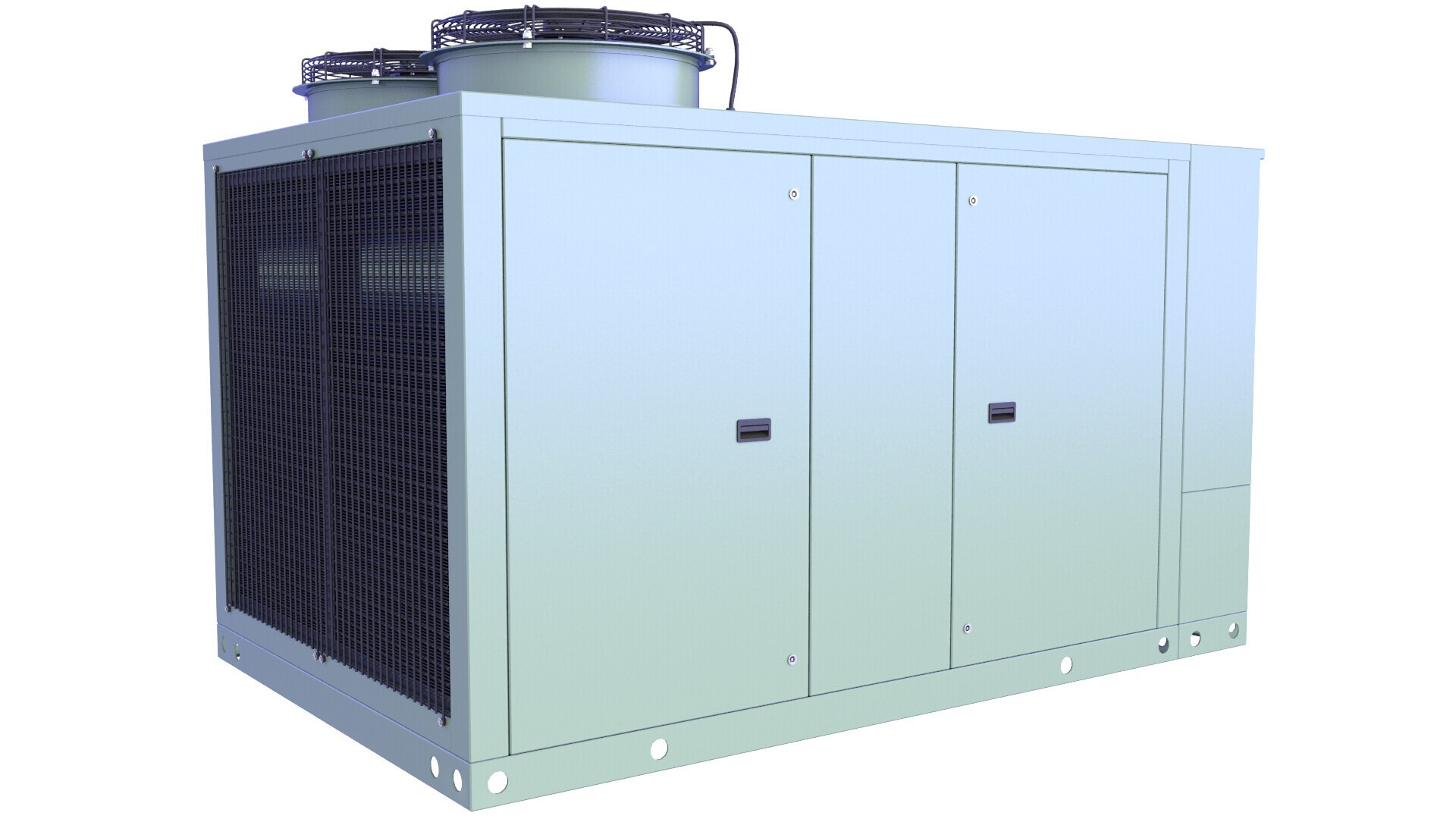 3D Rooftop Chiller MP 17 - TurboSquid 2098380
