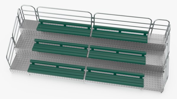 Seating Portable Grandstand 3D model - TurboSquid 1975159