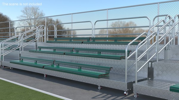 Seating Portable Grandstand 3D model - TurboSquid 1975159
