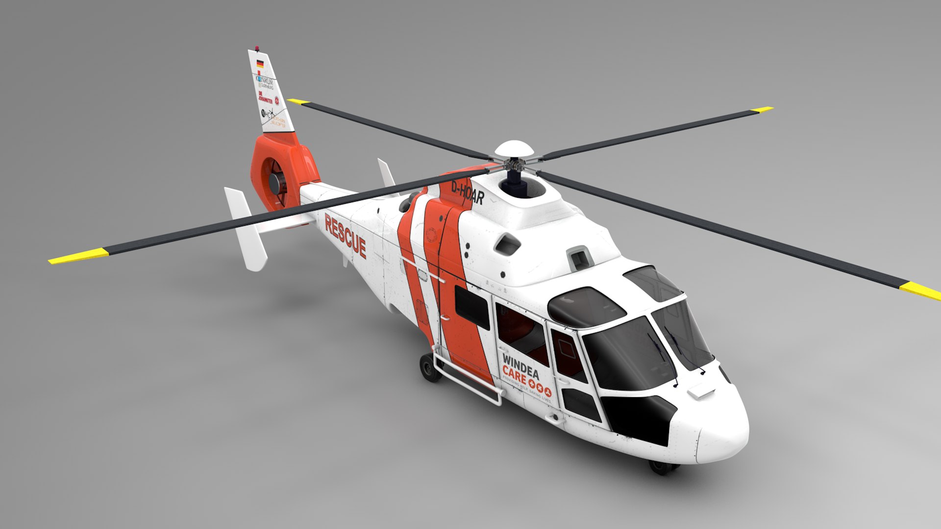3D model northern helicopter nhc rescue - TurboSquid 1536307