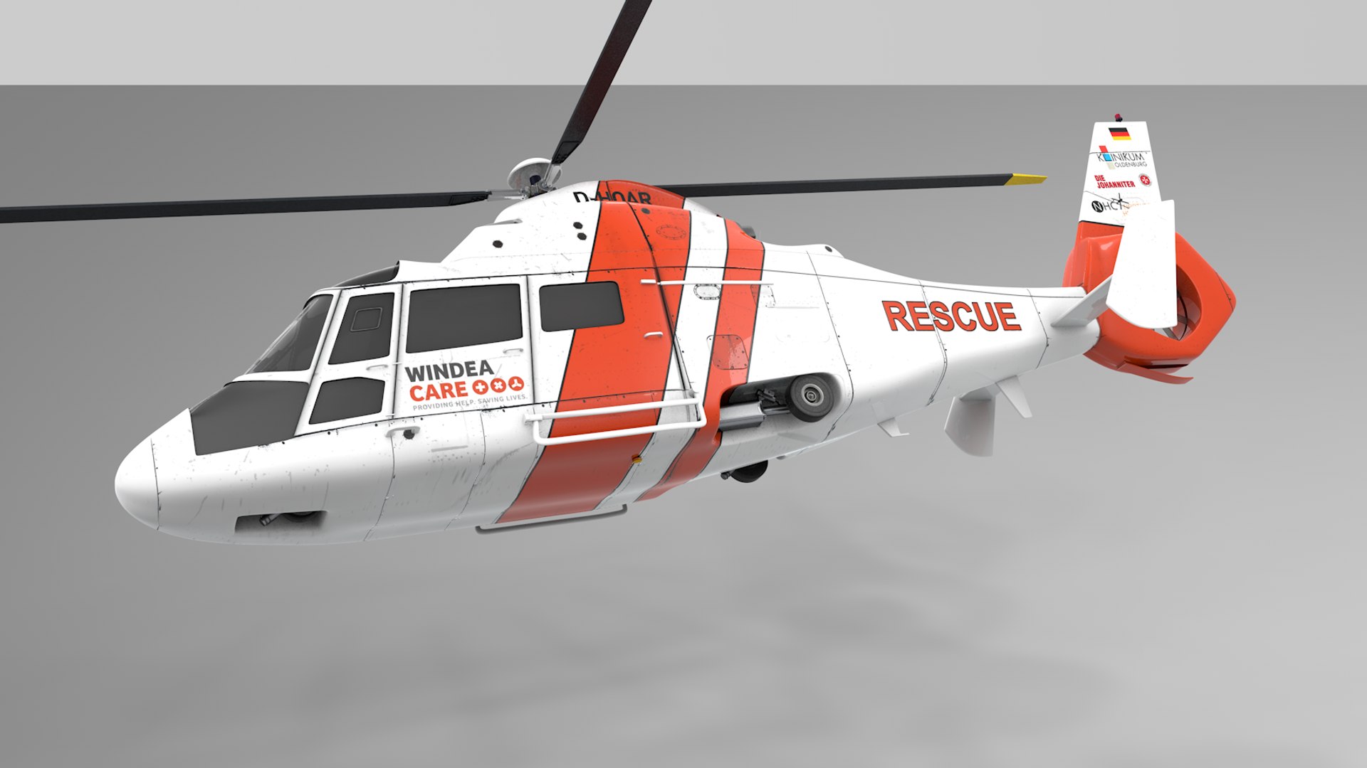 3D model northern helicopter nhc rescue - TurboSquid 1536307