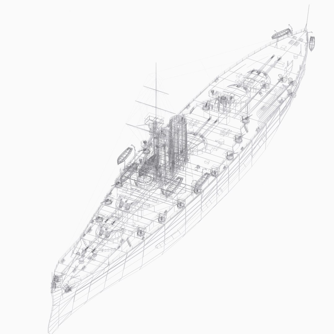 Hms Erin Battleship Royal Navy 3D Model | 1146670 | TurboSquid