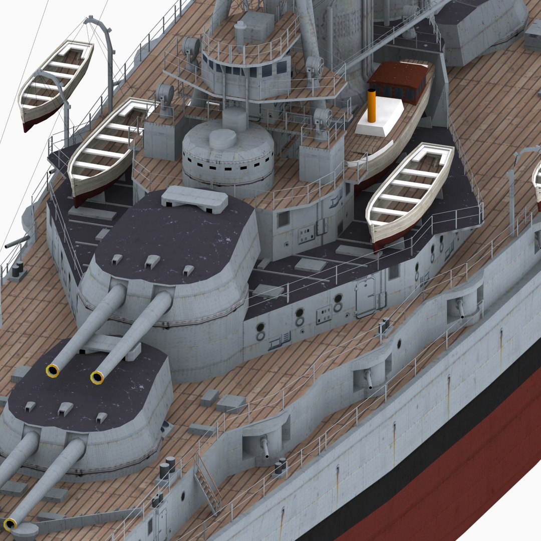 Hms Erin Battleship Royal Navy 3D Model | 1146670 | TurboSquid