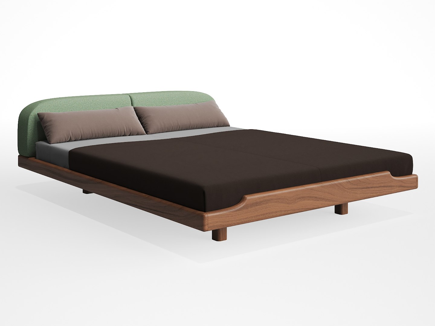 3D Eclair 160 Bed Model - TurboSquid 2184009