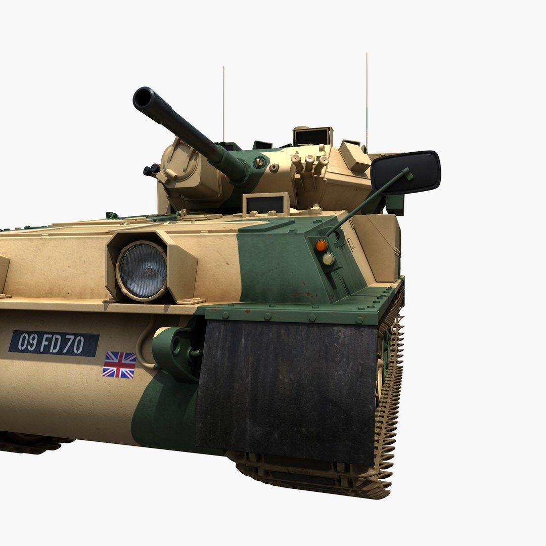 Fv101 Battle Tank Rig 3d Max