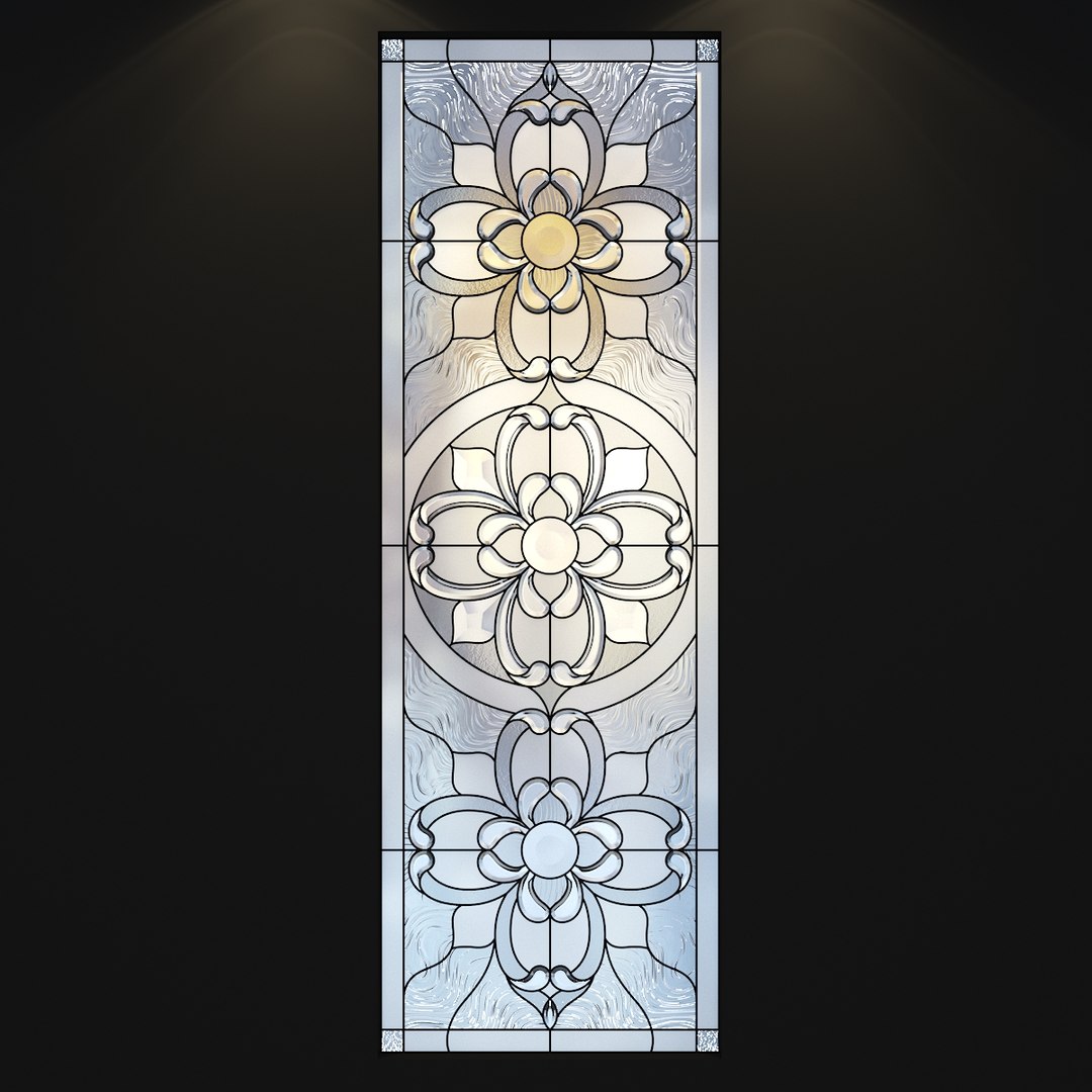 3D Model Glass Stained Stained-glass - TurboSquid 1437293