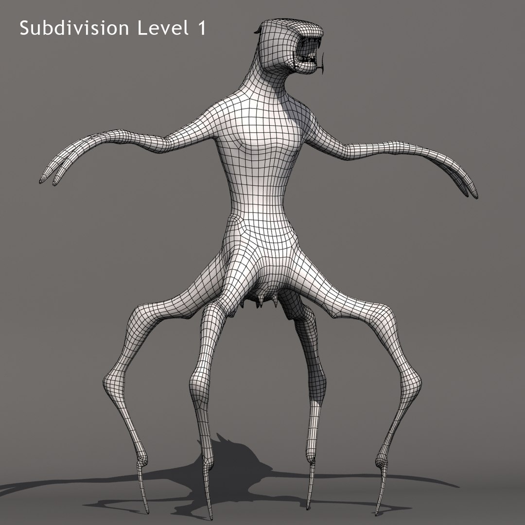Creature Modeled Max