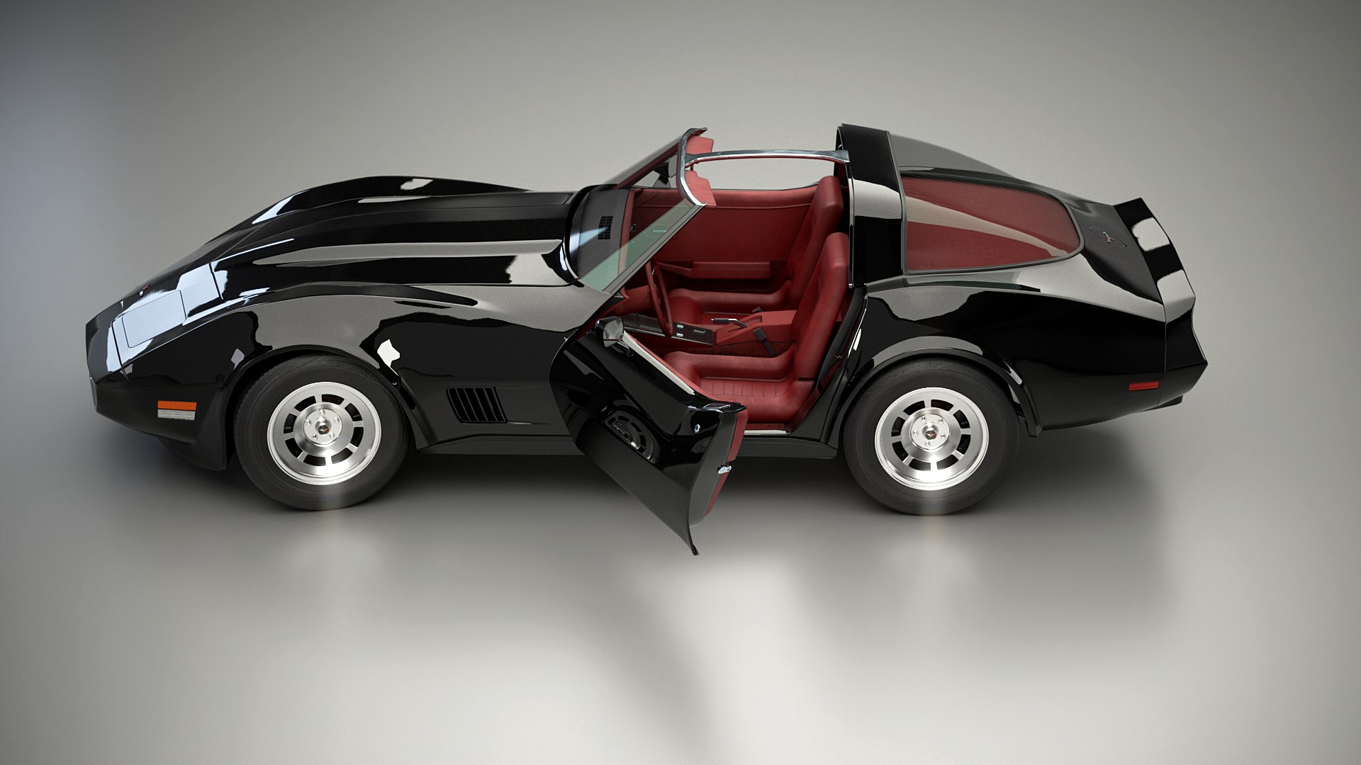 Chevrolet Corvette C3 1980-1982 3D Model - TurboSquid 2195030