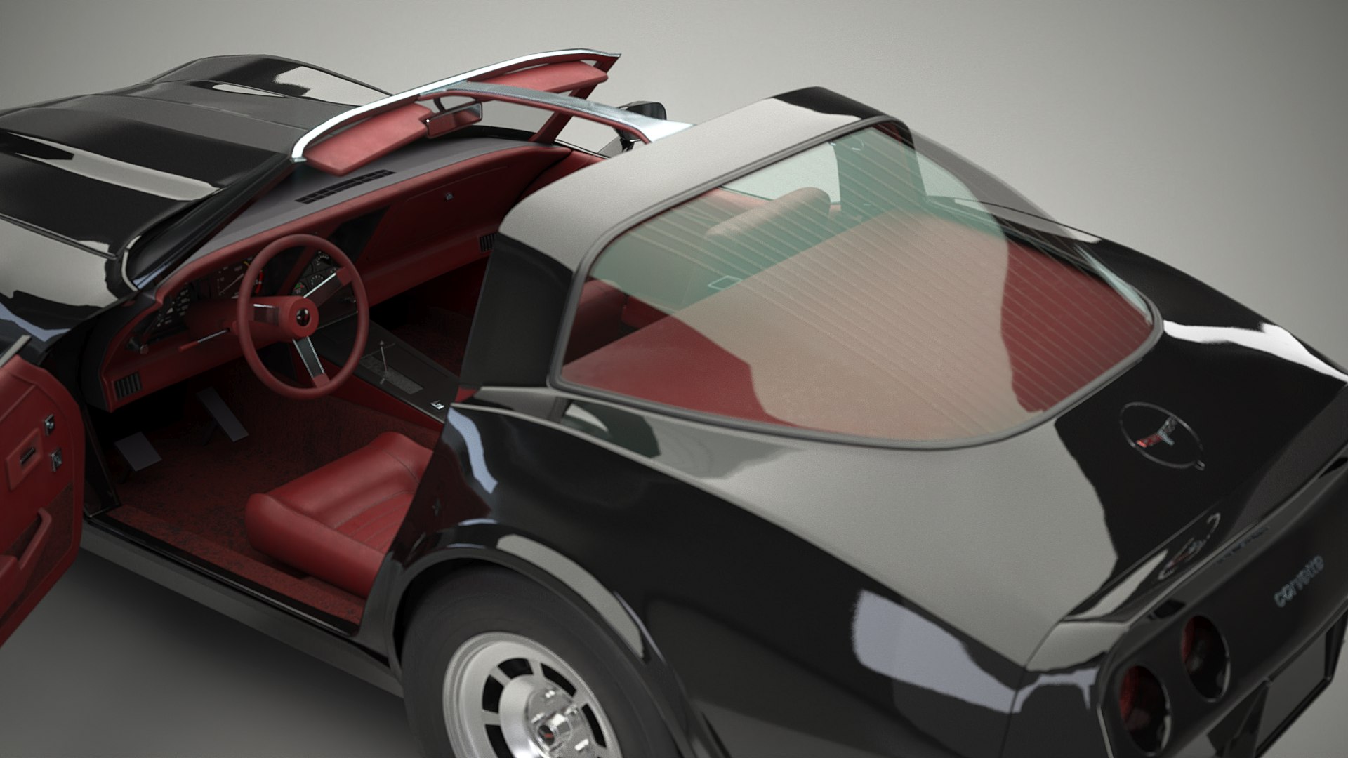 Chevrolet Corvette C3 1980-1982 3D Model - TurboSquid 2195030