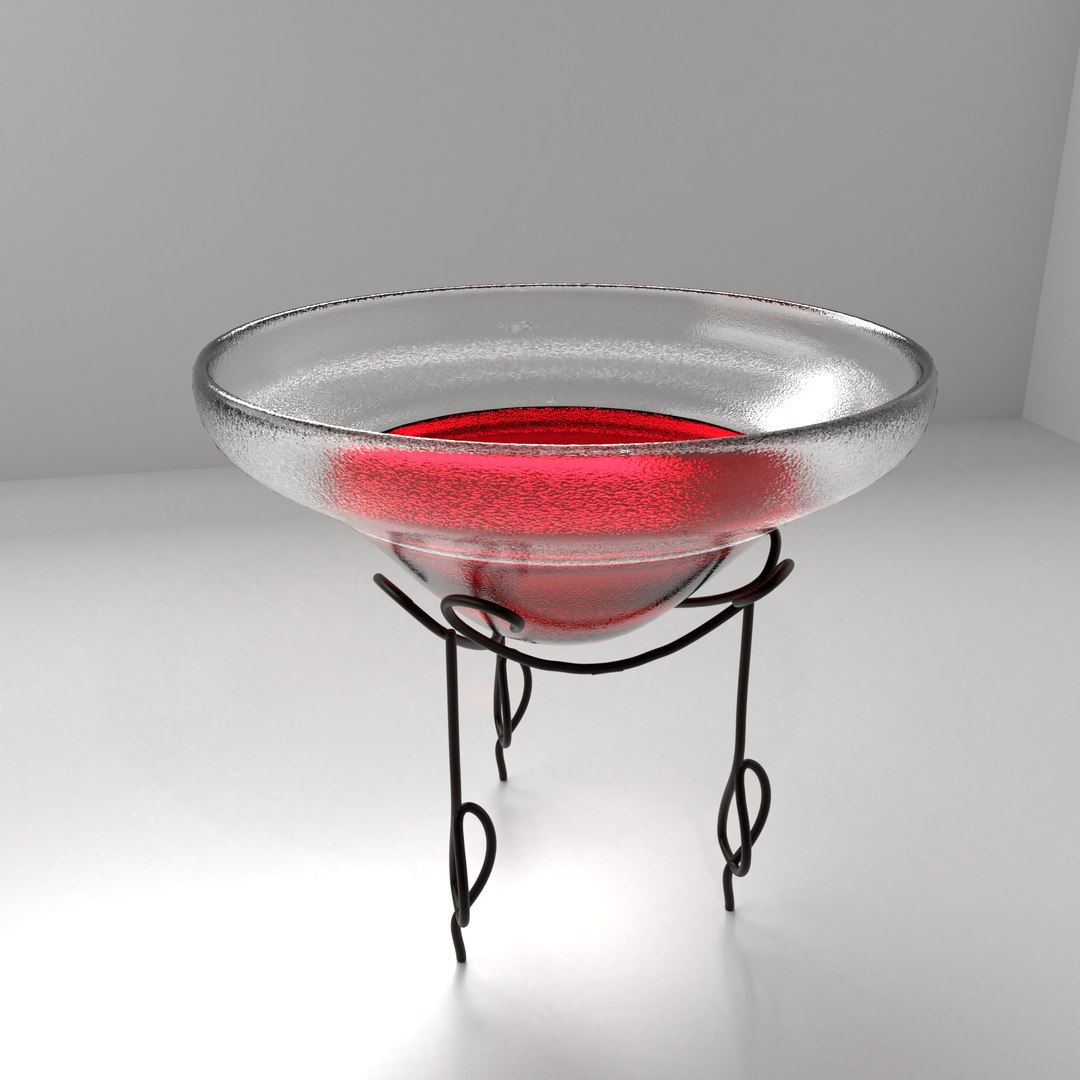 3D Model Glass Potion Mixing Bowl - TurboSquid 1494986