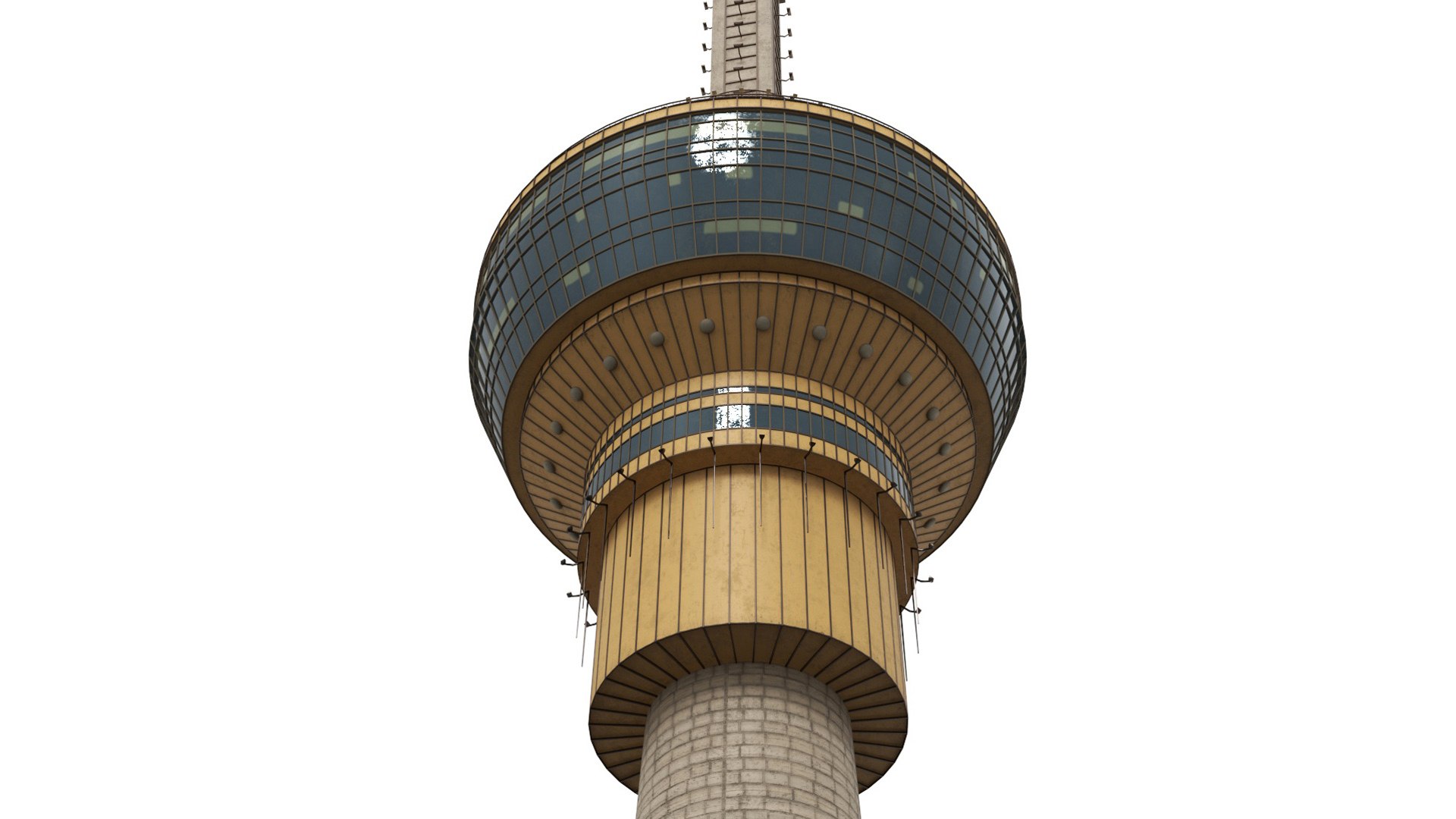 3D Central Radio TV Tower Beijing - TurboSquid 2295960