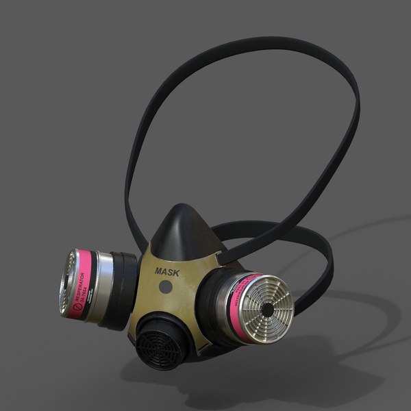 Gas mask 3D model - TurboSquid 1555383