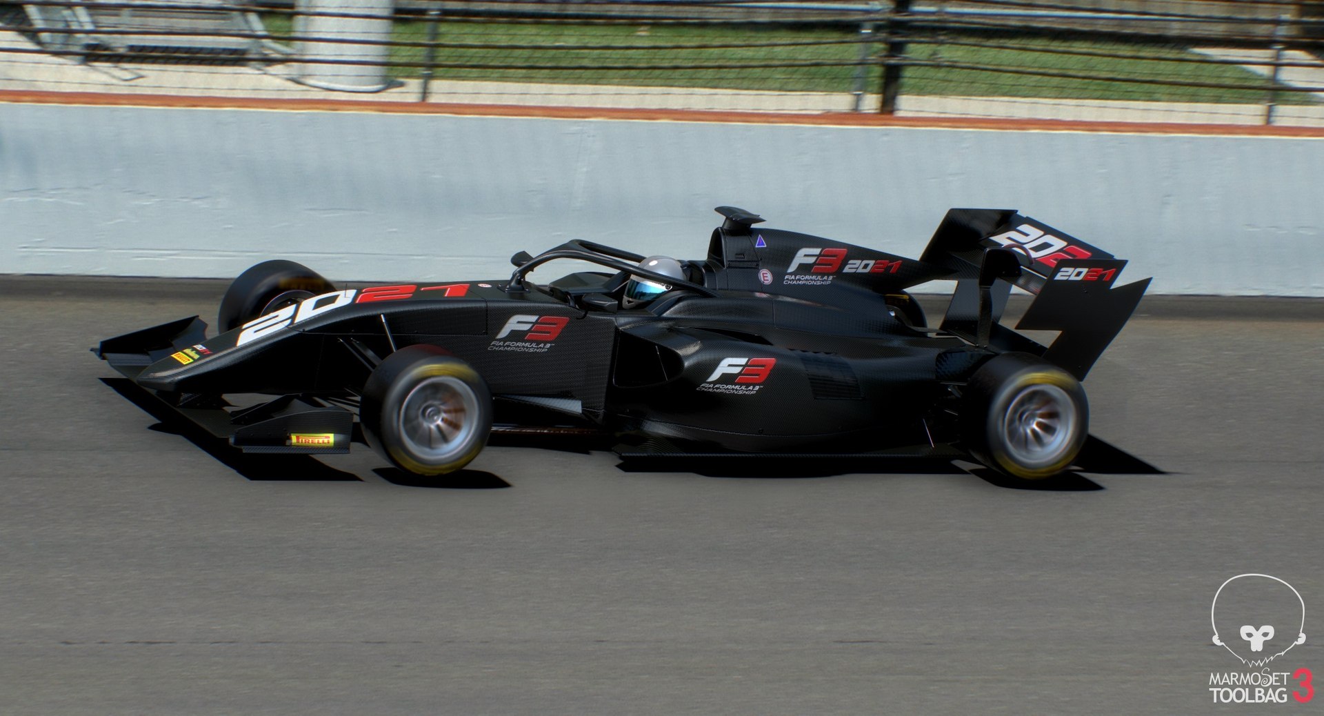 Formula 3 Dallara F3 2021 3D model - TurboSquid 1738366