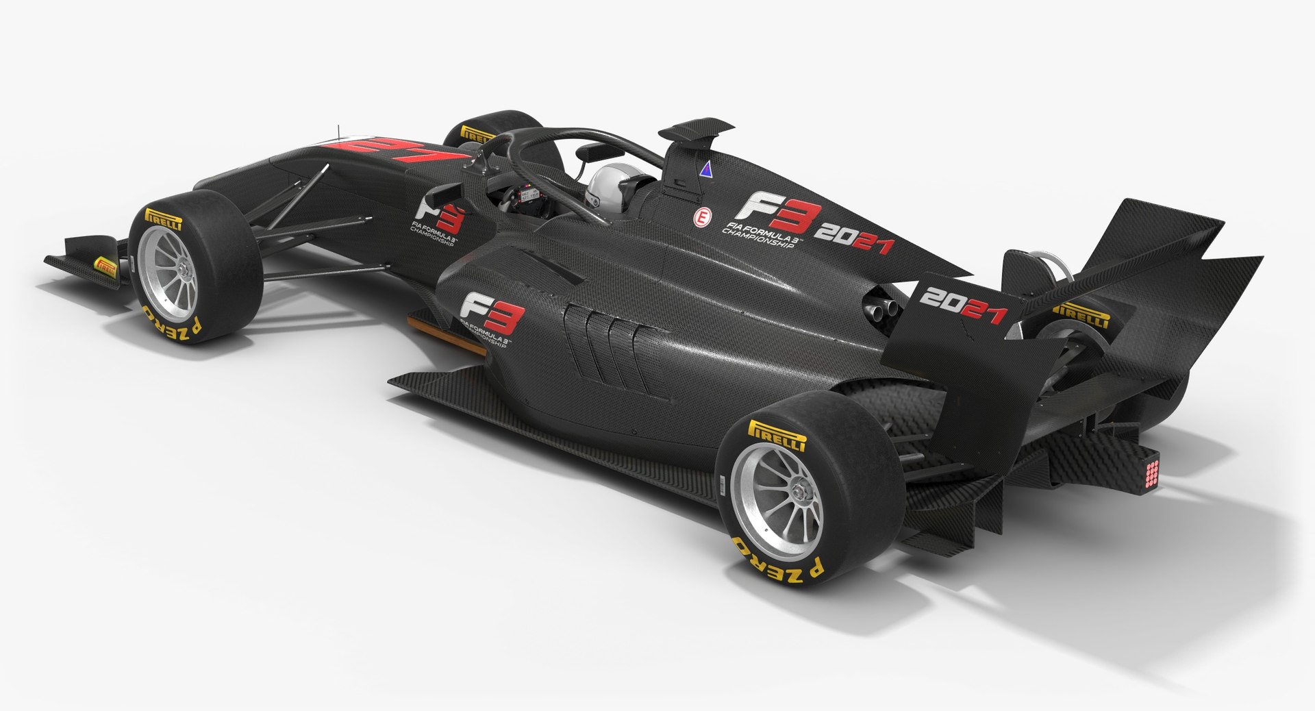 Formula 3 Dallara F3 2021 3D model - TurboSquid 1738366