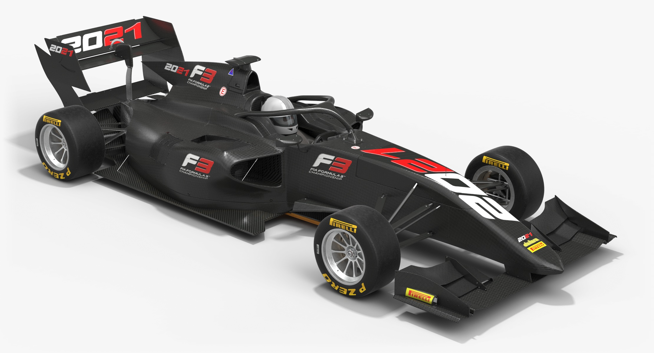 Formula 3 Dallara F3 2021 3D model - TurboSquid 1738366