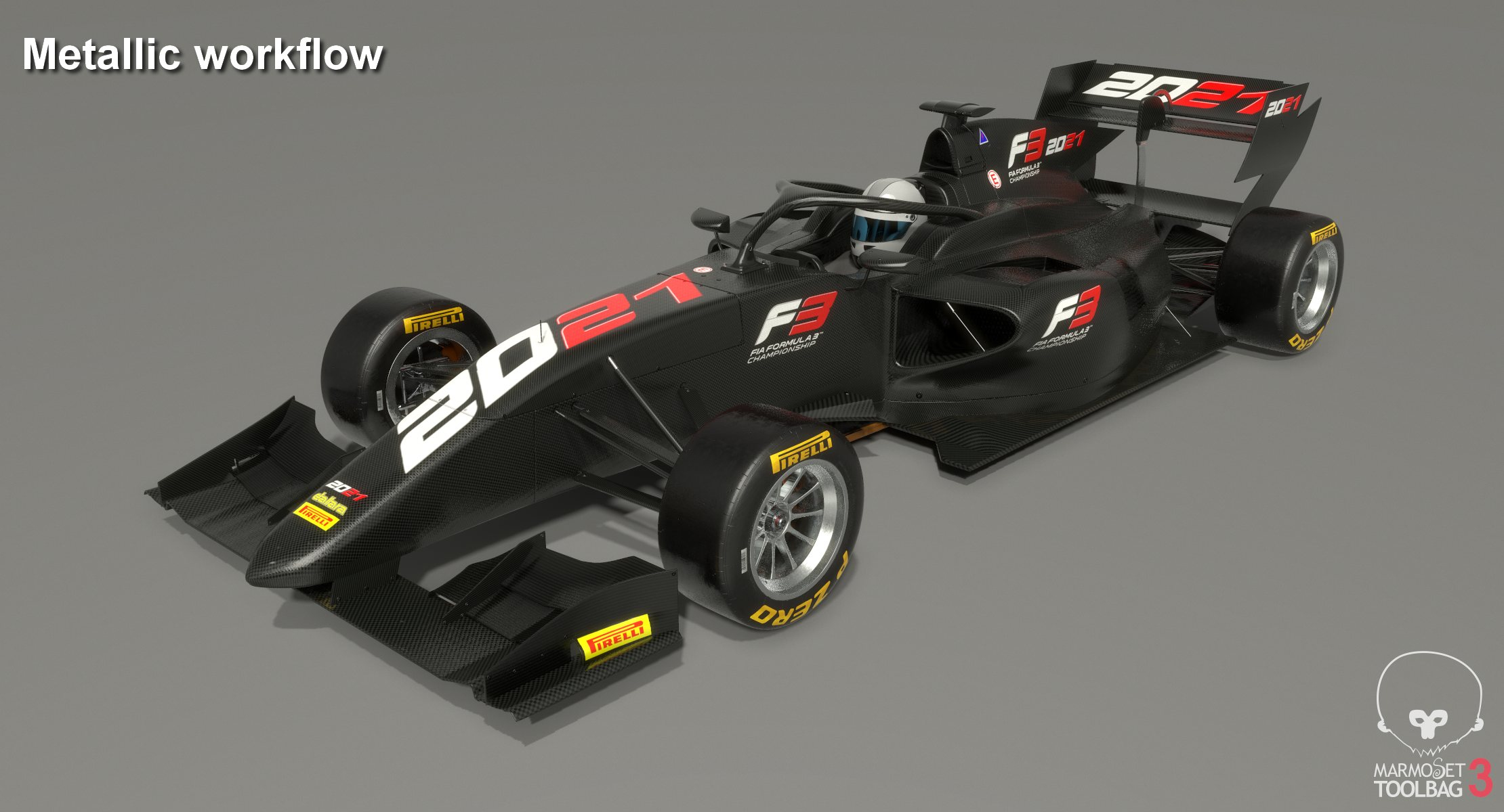 Formula 3 Dallara F3 2021 3D model - TurboSquid 1738366
