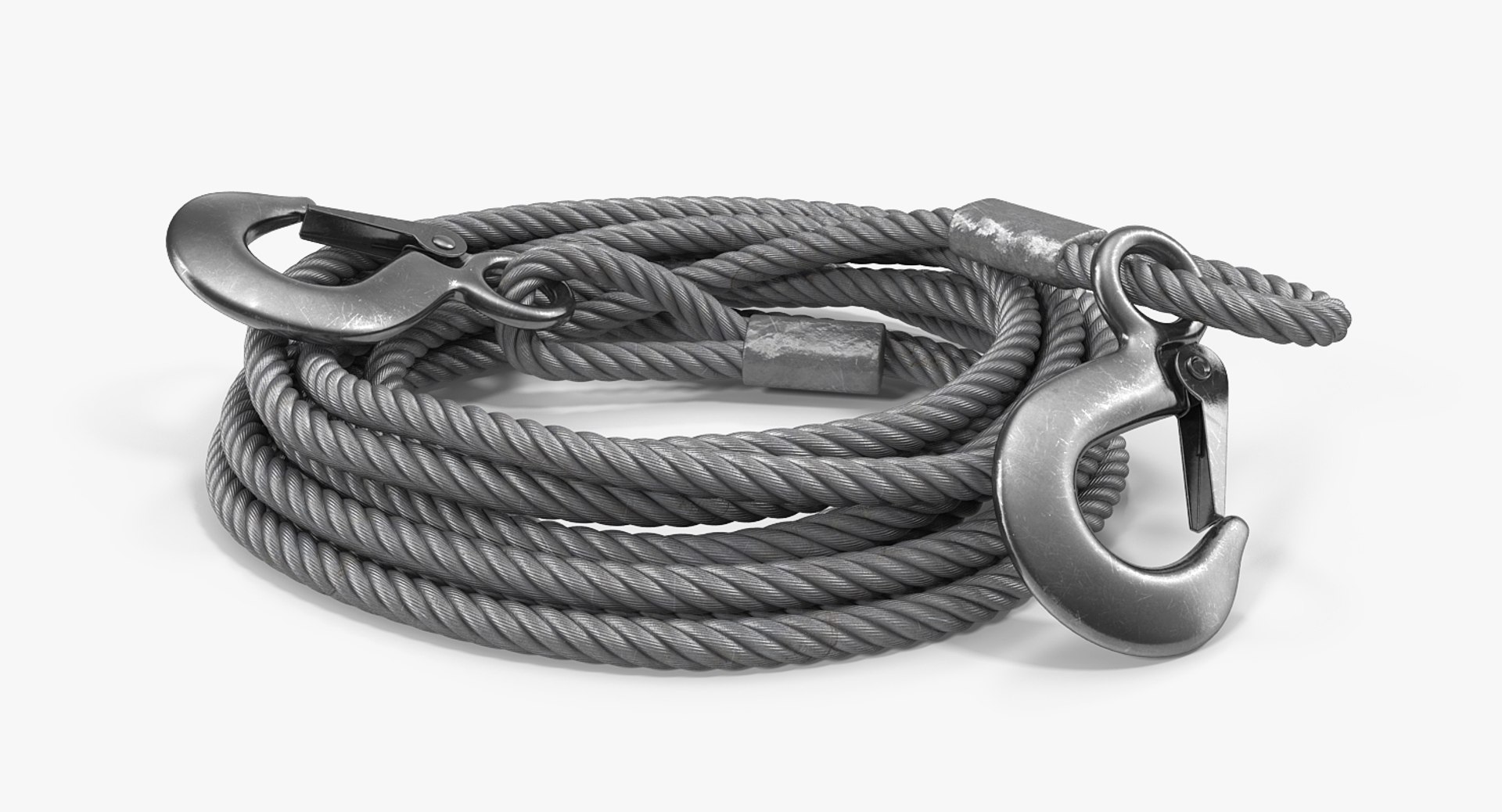 Tow Trailer Strap Cable 3D Model - TurboSquid 1284659