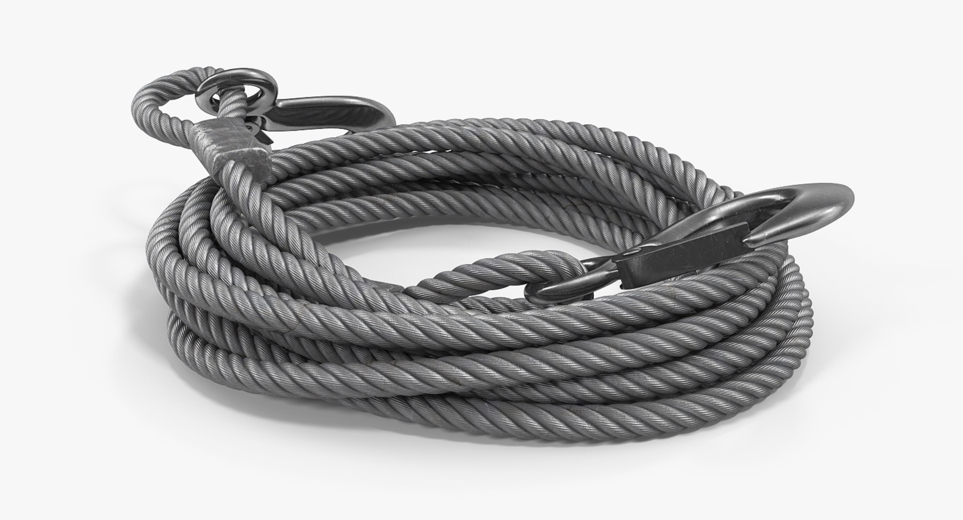 Tow Trailer Strap Cable 3D Model - TurboSquid 1284659