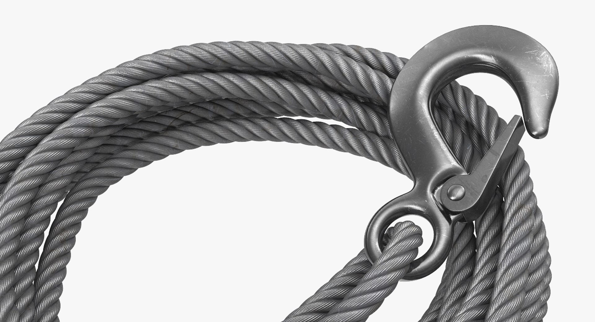 Tow Trailer Strap Cable 3D Model - TurboSquid 1284659