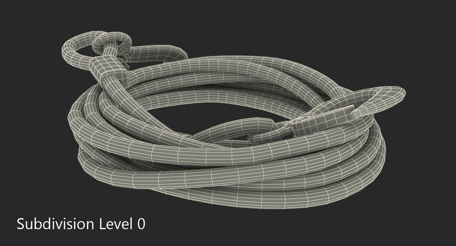 Tow Trailer Strap Cable 3D Model - TurboSquid 1284659