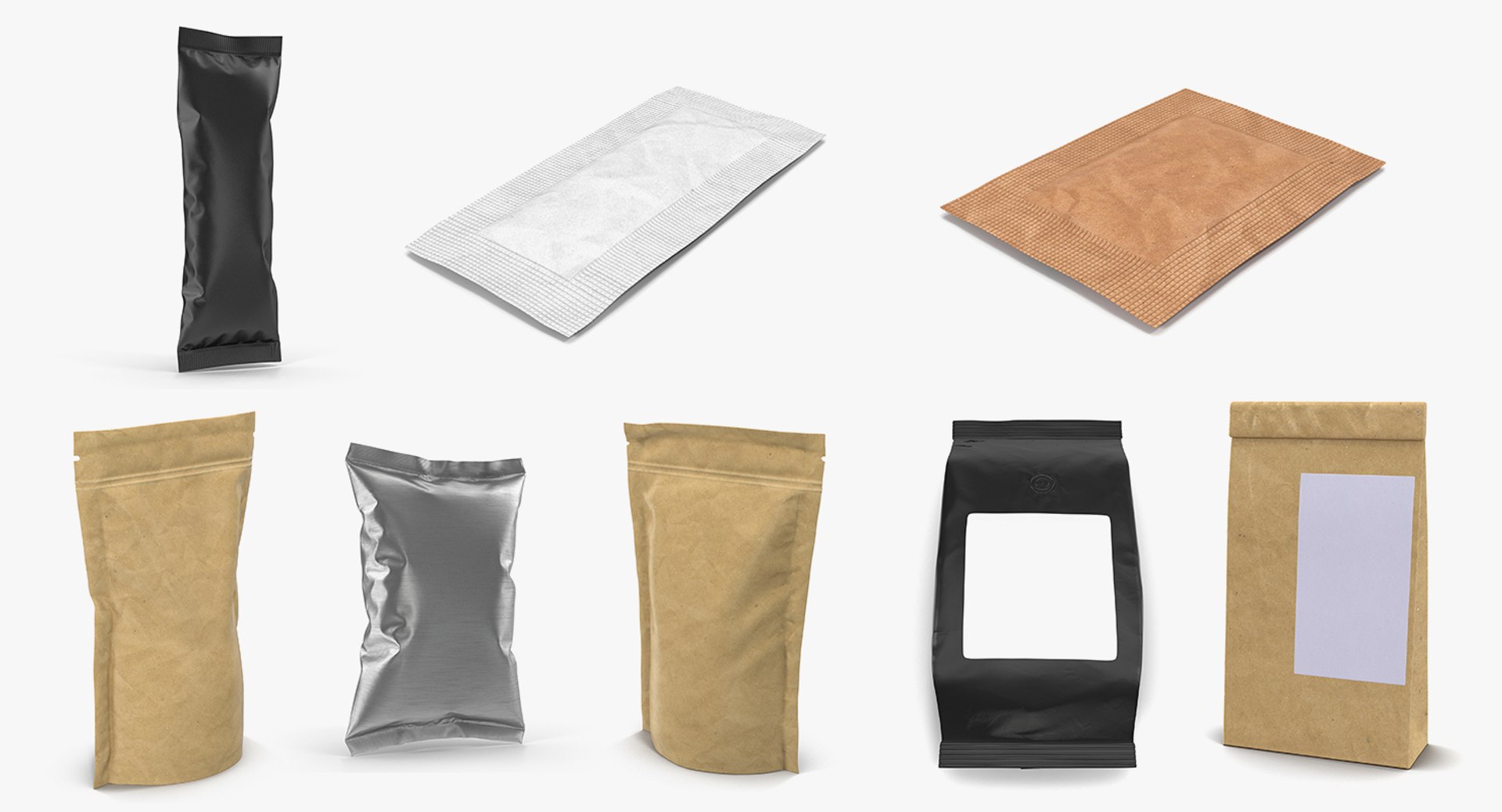 Food Packages 2 3D Model - TurboSquid 1306561