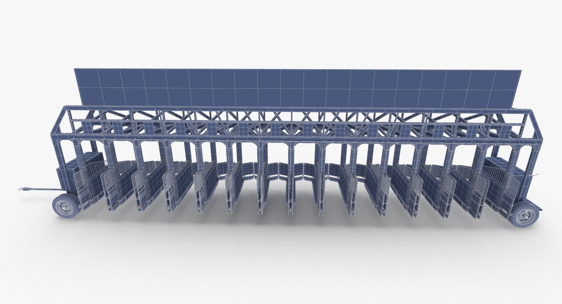 3D horse racing starting gates - TurboSquid 1647646