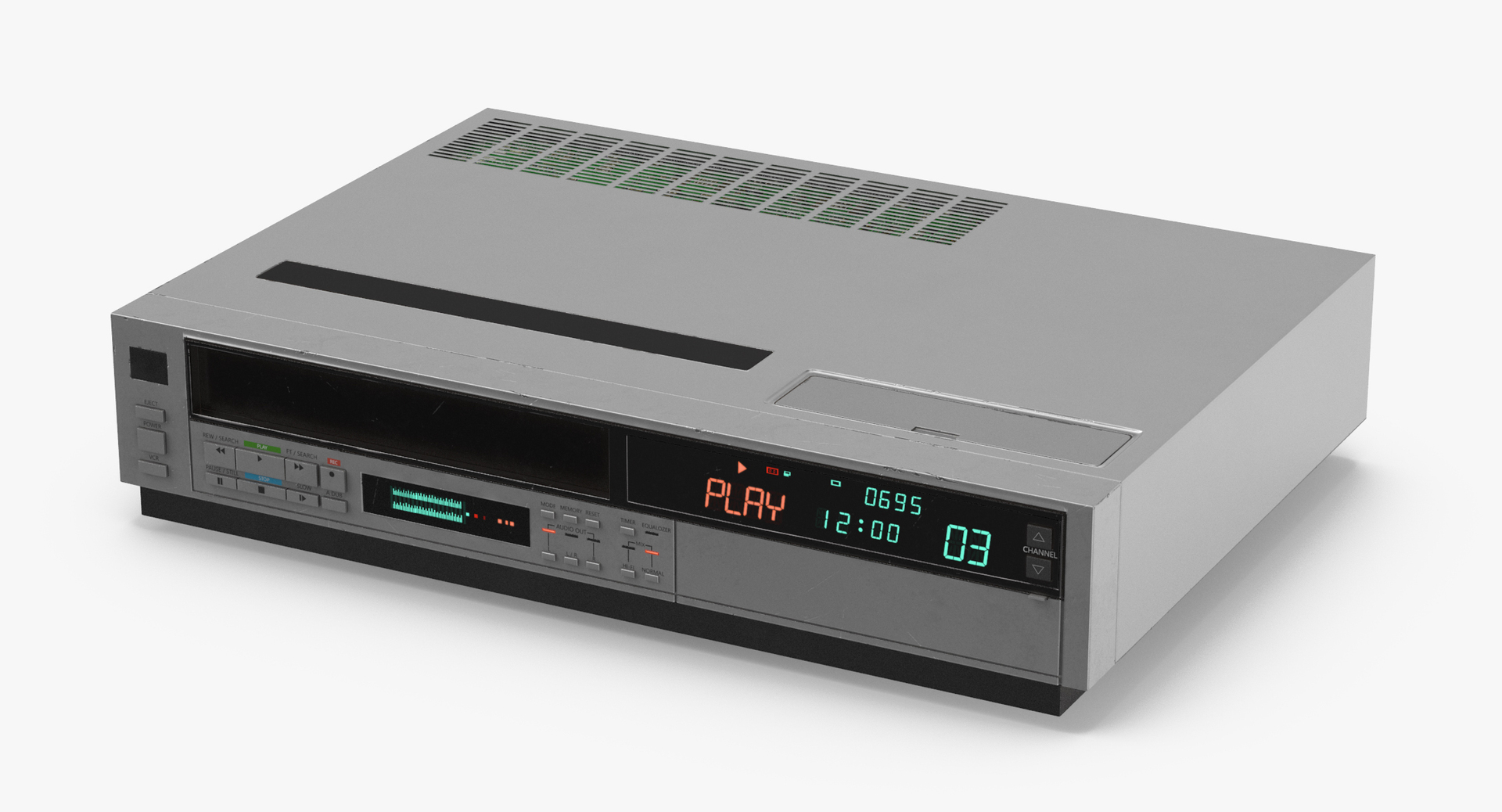 Vcr Player Vhs Cassette 3D Model - TurboSquid 1176928