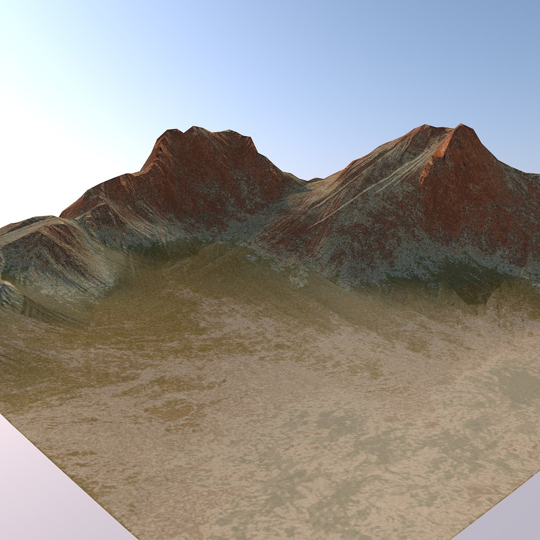 Mountain Mt001 3ds