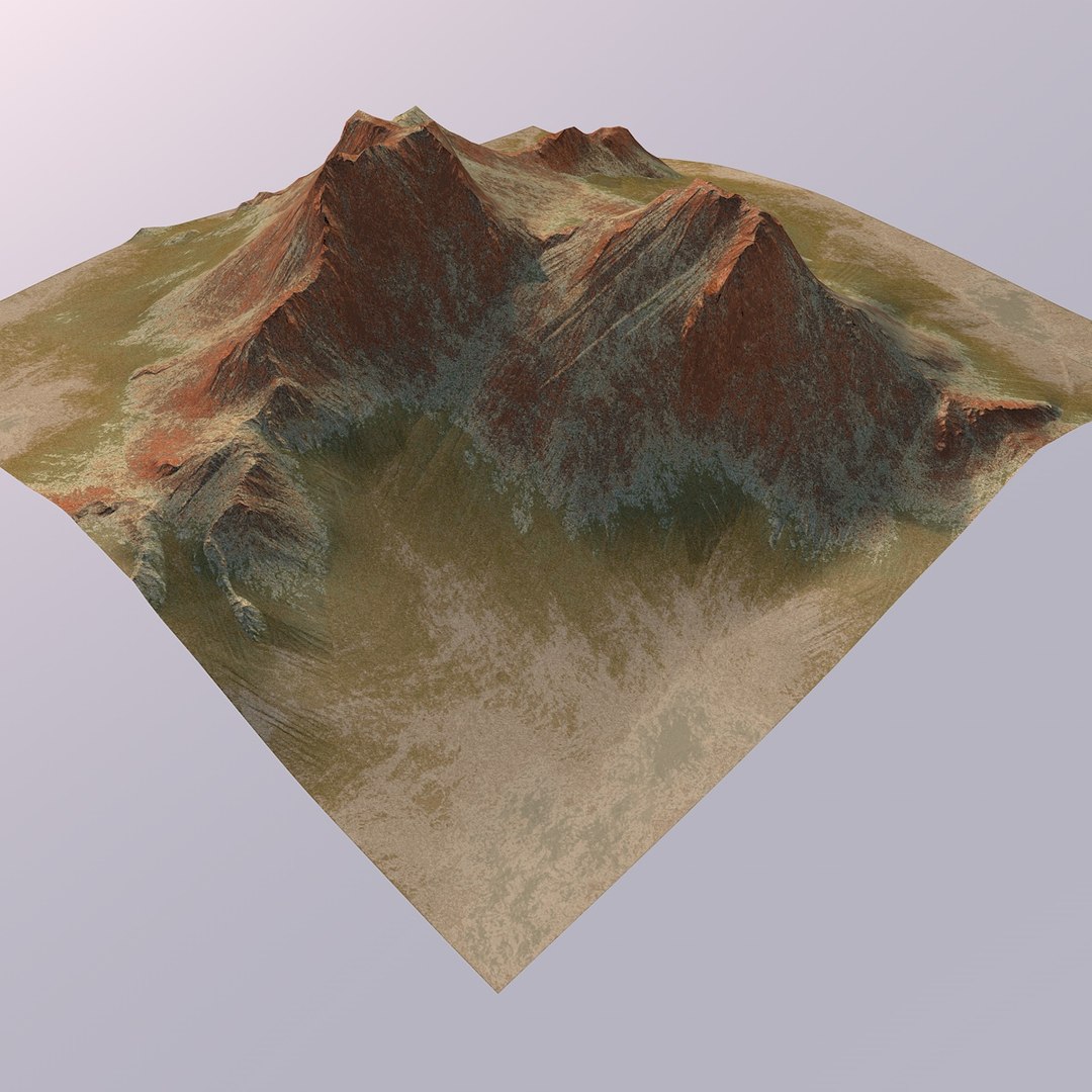 Mountain Mt001 3ds
