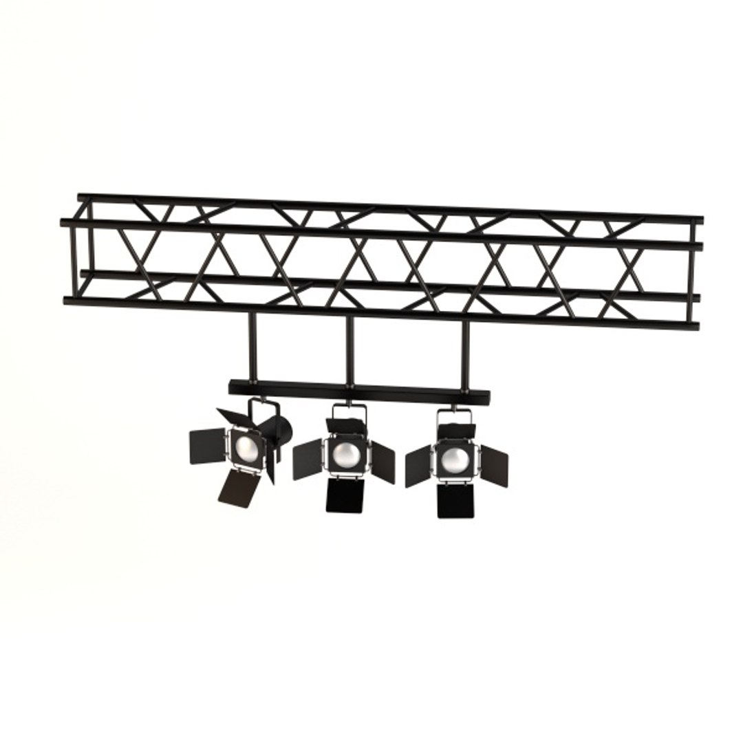 3d stage light model