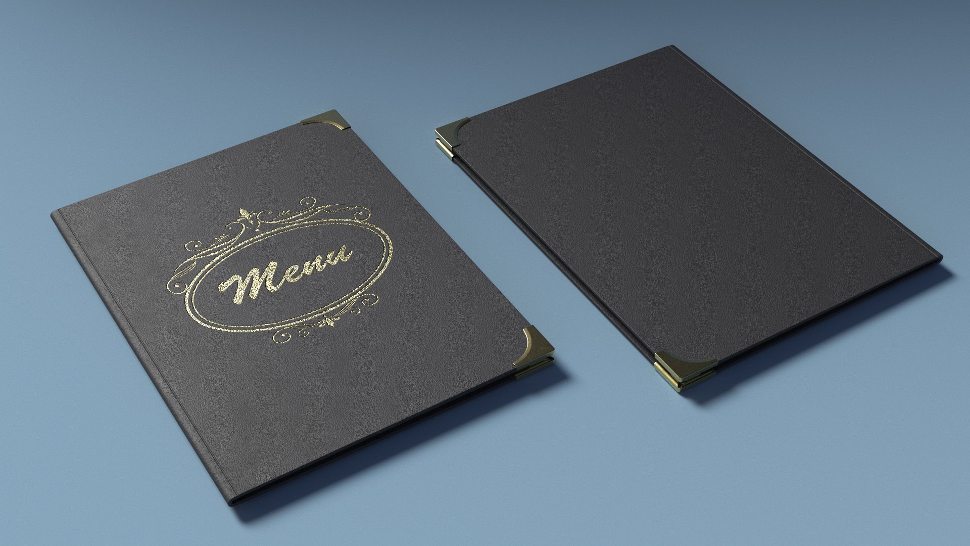 Vintage Menu Book Cover Rigged Model - TurboSquid 2387169