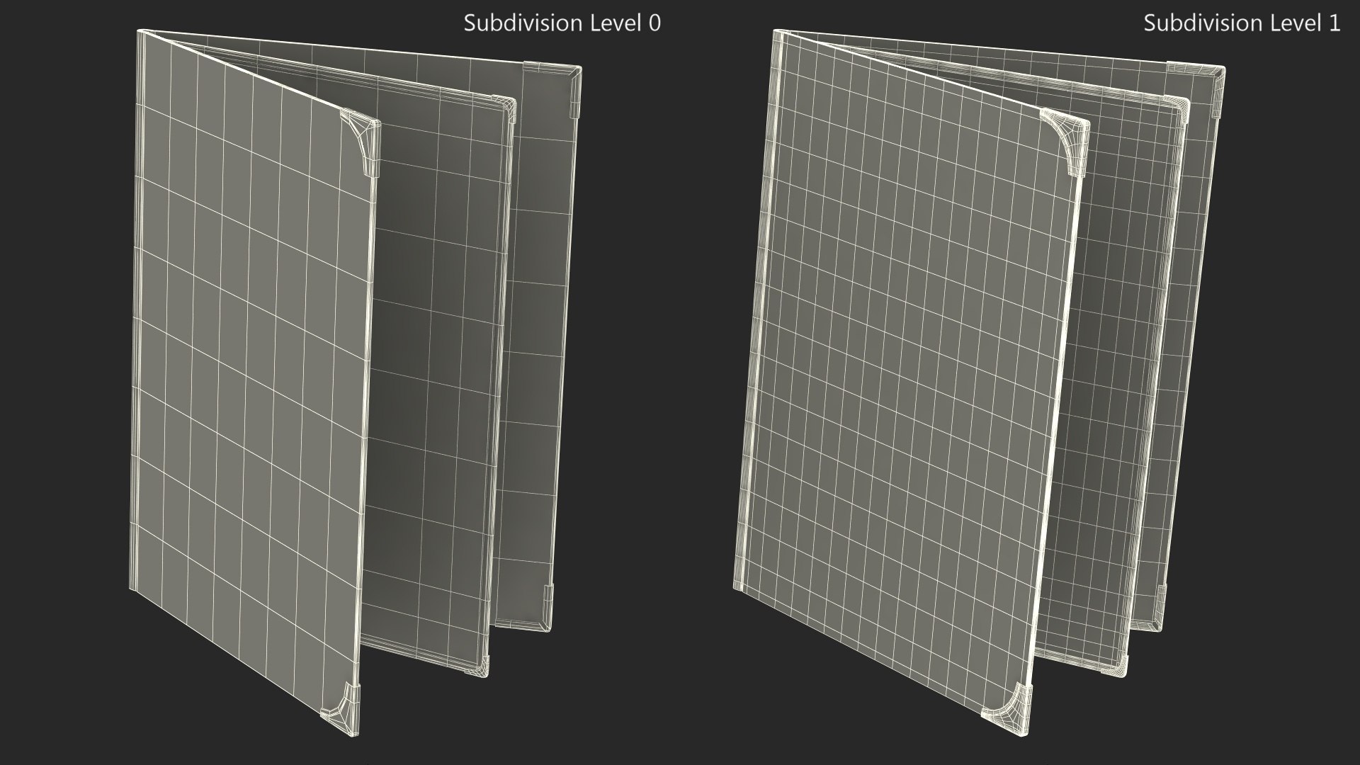Vintage Menu Book Cover Rigged Model - TurboSquid 2387169