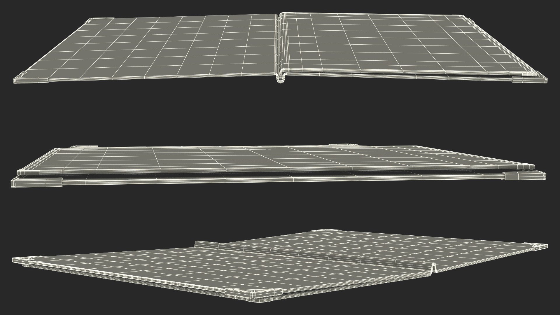 Vintage Menu Book Cover Rigged Model - TurboSquid 2387169