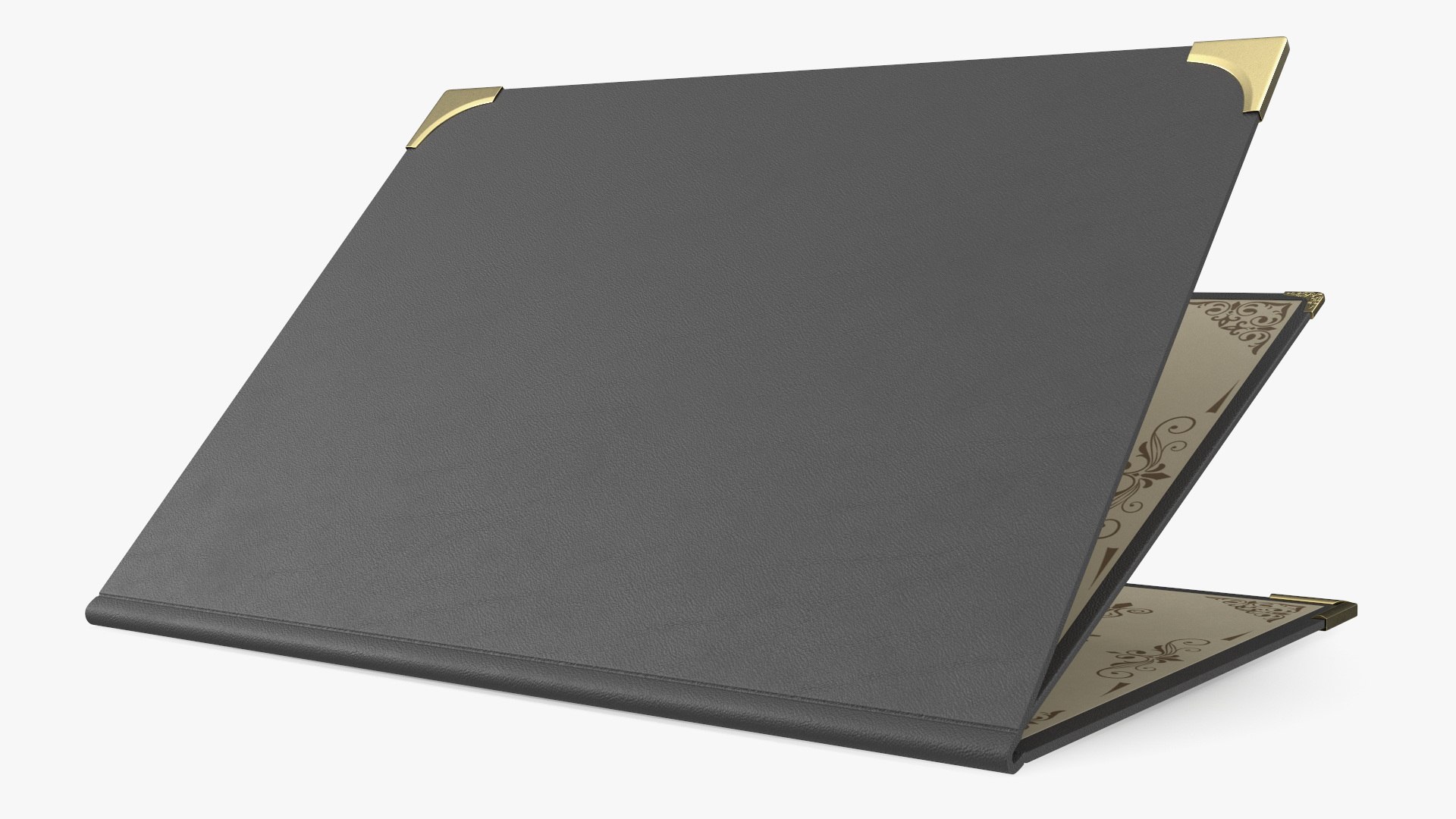 Vintage Menu Book Cover Rigged Model - TurboSquid 2387169