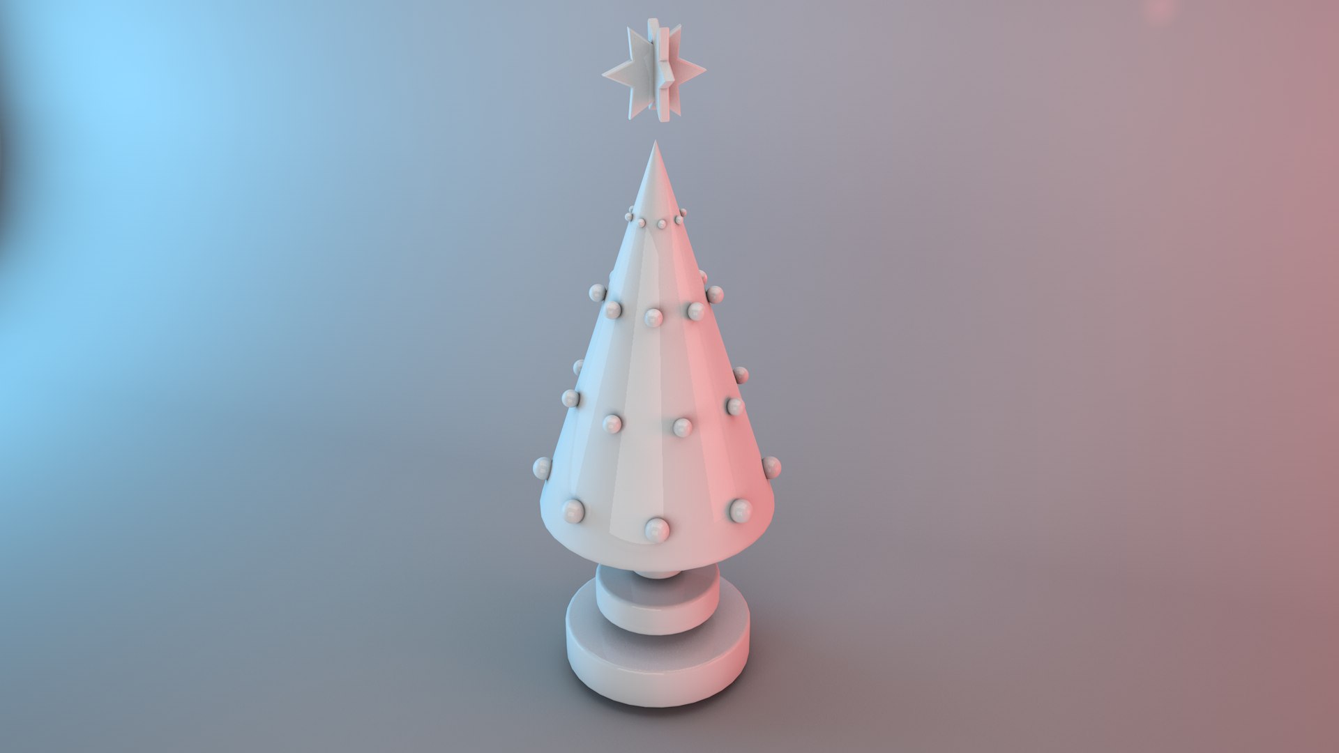 Minimal Christmas Tree 3D Model - TurboSquid 1470199